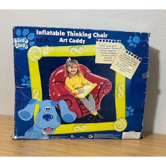 Nickelodeon | Toys | Vtg New Blues Clues Inflatable Thinking Chair 999 ...